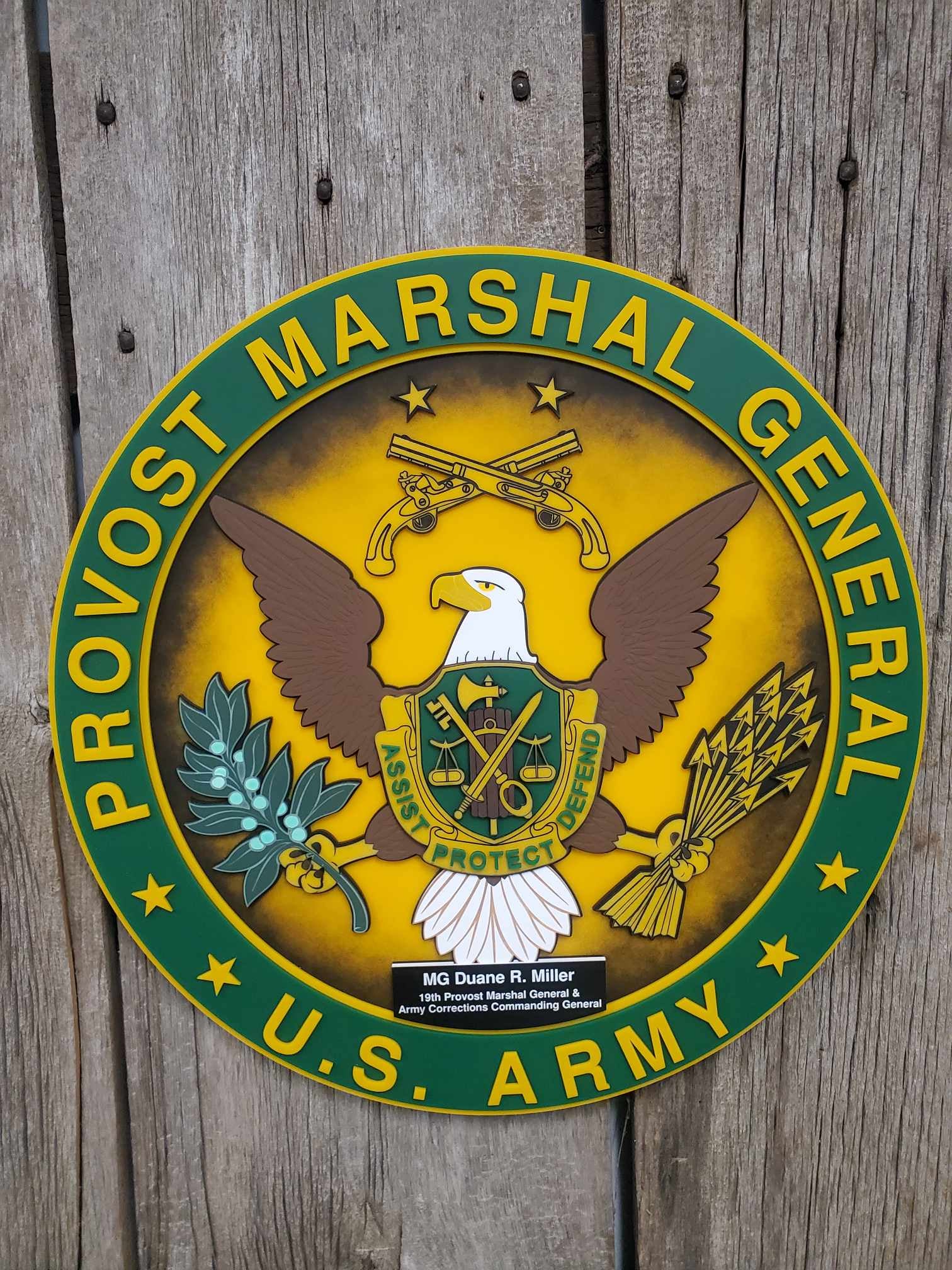 3D Stacked Crests, Logos, and Badges (INDOOR) | County Road Custom