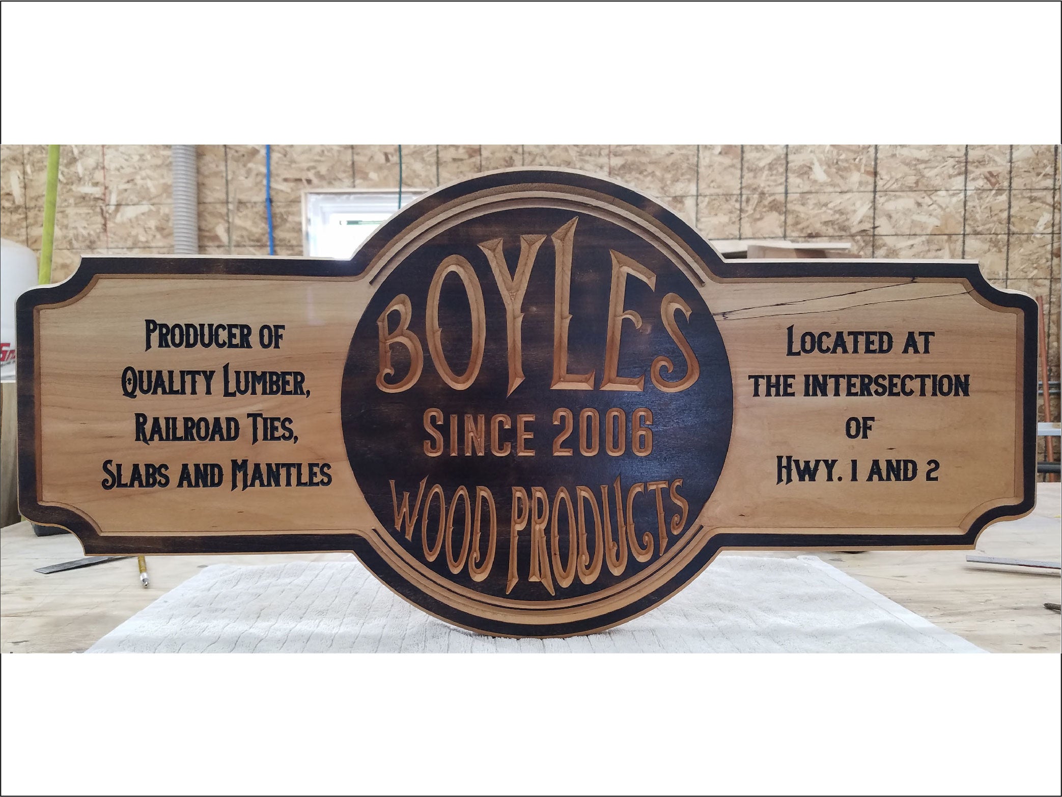 INDOOR Business Signs | County Road Custom